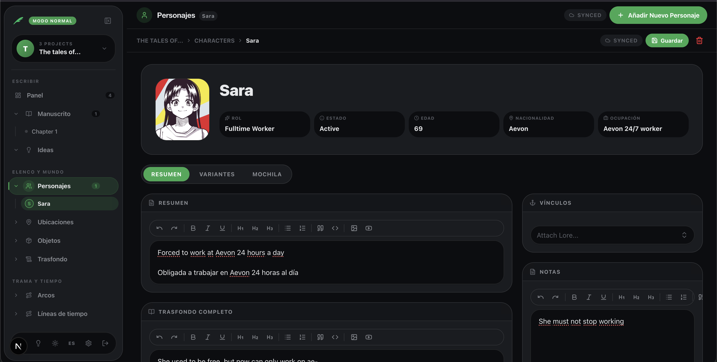 Aevon - Novel & Comic Planning Platform for Writers