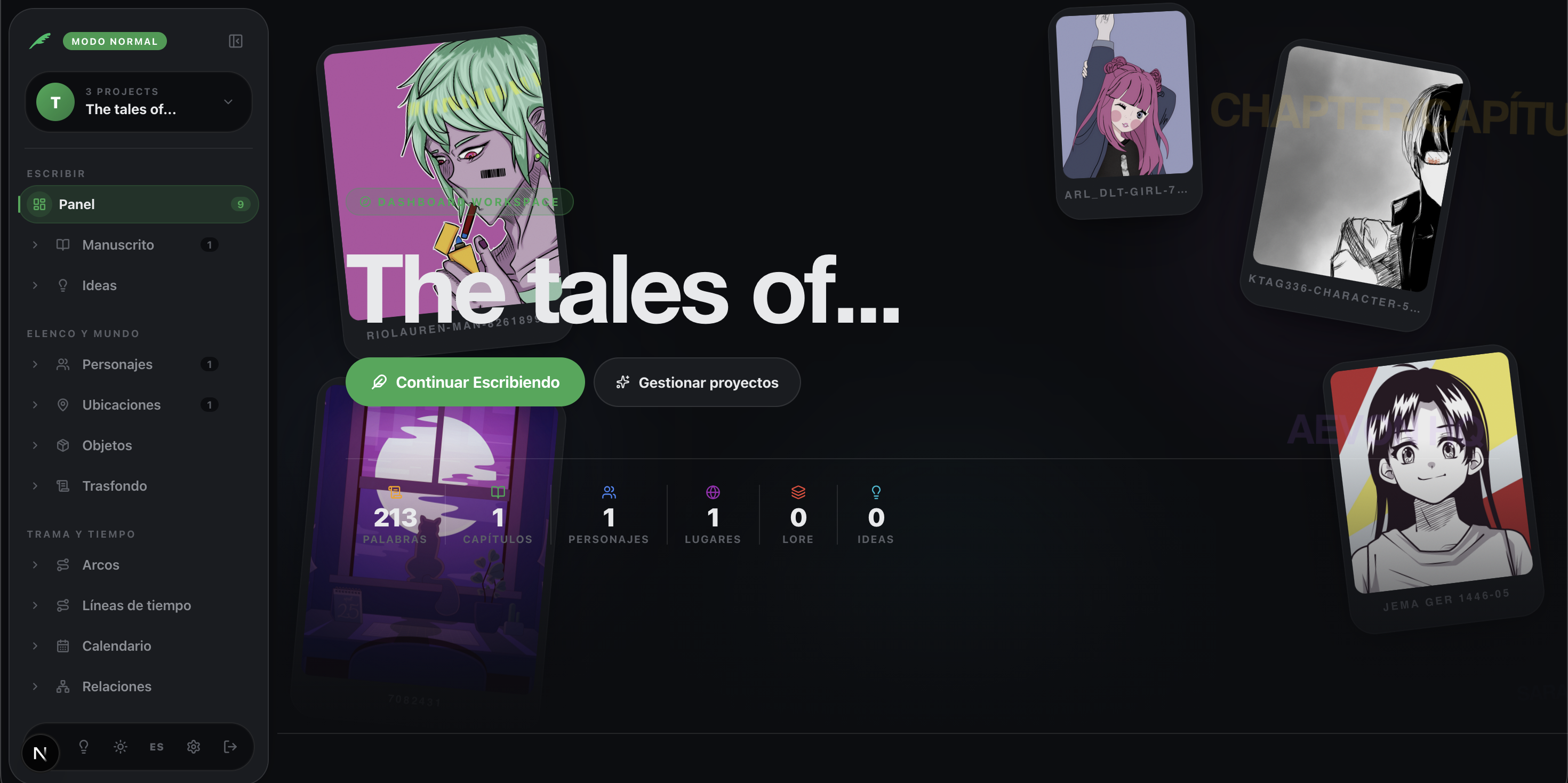 Aevon - Novel & Comic Planning Platform for Writers